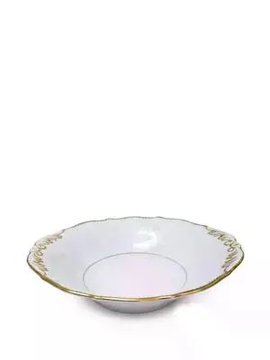 GINORI 1735 Museo Gold-trimmed Bowl - White