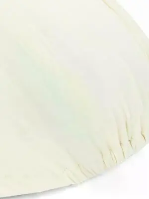 MAISON ANAMI Crossover-strap Ruched Bikini Top