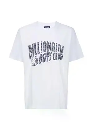 BILLIONAIRE BOYS CLUB Leopard-print Logo-print T-shirt - White