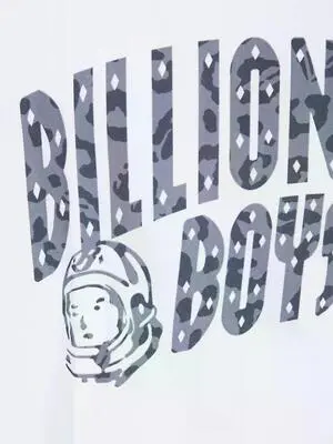 BILLIONAIRE BOYS CLUB Leopard-print Logo-print T-shirt