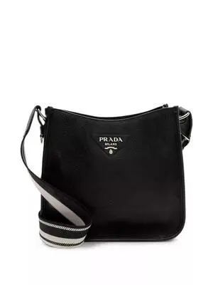 Prada Vitello Daino Logo Shoulder Bag