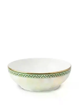 GINORI 1735 Duchessa Geometric-print Bowl - White