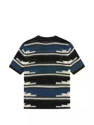 DAILY PAPER Kente Stripe-knit T-shirt