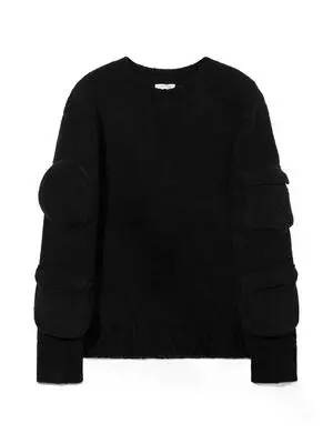 Off-White Pocket-detail Sweater - Black