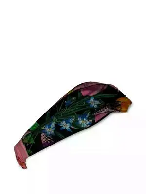 Gucci Floral Print Silk Headband