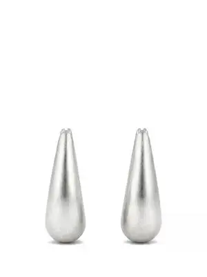 YOJ Molten Maxi Earrings - Silver