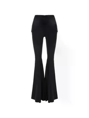 MAISON ANAMI Ruched Flared Trousers
