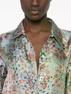 Momoni Printed Silk Shirt