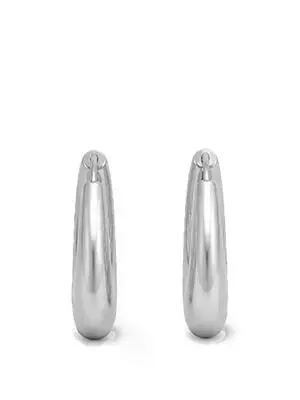 YOJ Midi Eclipse Hoop Earrings