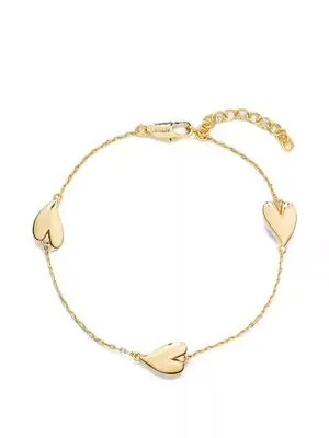 YOJ Mini Love Heart Chain Bracelets - Gold