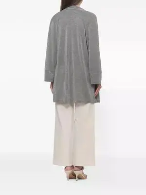 EMME Lurex-detail Cardigan Two-piece Set