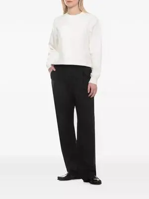 Casablanca Logo-embroidered Cropped Sweater