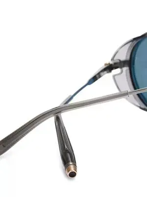 AKONI Astria Round-frame Sunglasses