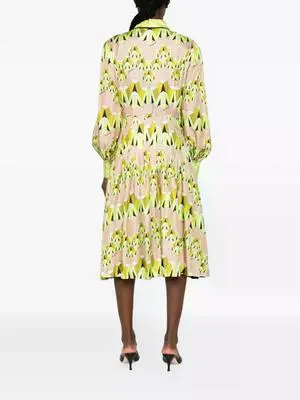 MARCO BOLOGNA Geometric Print Midi Dress