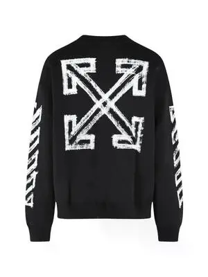 Off-White Motion Arrow Logo-print Sweatshirt