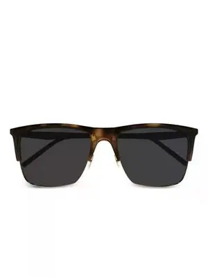 Saint Laurent Sl 768 Tortoiseshell-effect Rectangle-frame Sunglasses