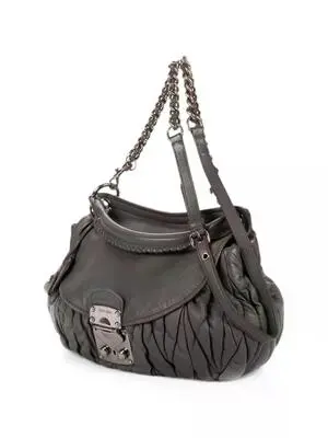 Miu Miu Coffer Matelassé Tote Bag