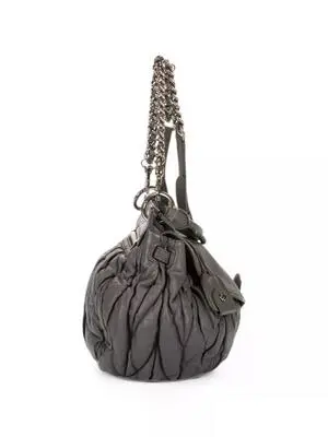 Miu Miu Coffer Matelassé Tote Bag