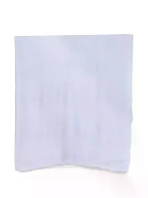 BLUGIRL Logo-jacquard Frayed Scarf - Purple
