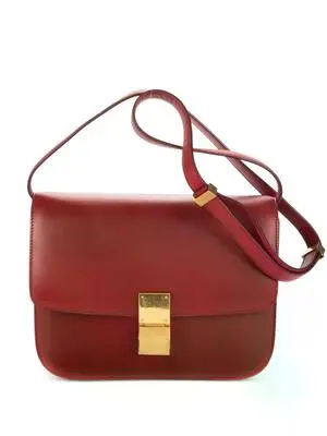 Celine Celine Medium Classic Box Crossbody Bag Red