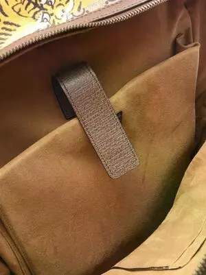 Gucci Gg Supreme Bengal Backpack - Neutrals