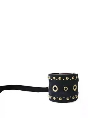 Maje Suede Tassel Belt - Black