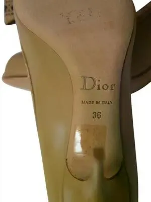Dior Bow-detail Peep-toe Pumps