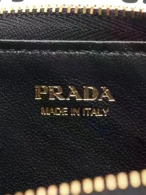 Prada 2020s Saffiano Leather Coin Purse