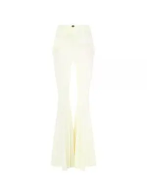 MAISON ANAMI Ruched Flared Trousers