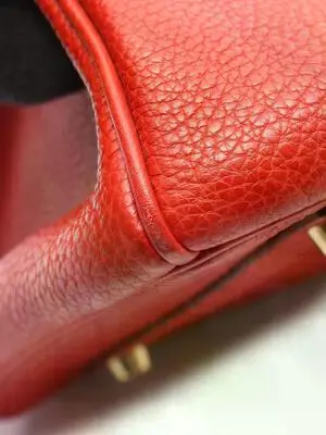 Hermès 2004 35 Birkin Tote Bag - Red