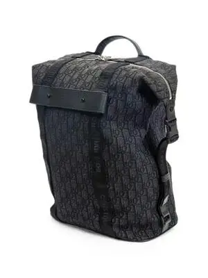 Dior Safari Oblique Backpack - Black