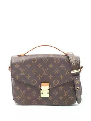 LOUIS VUITTON Monogram Pochette Metis Mm Handbag - Brown