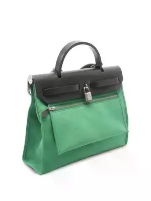 Hermès 2017 Pm Herbag Zip Handbag - Green