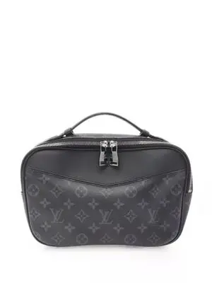 LOUIS VUITTON Eclipse Monogram Messenger Bag - Black