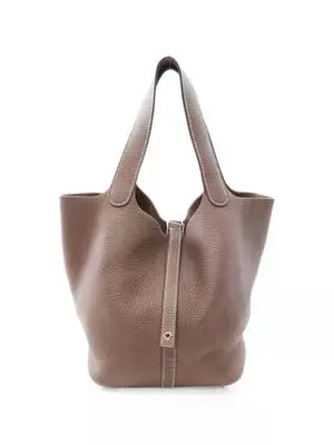 Hermès 2020 Mm Picotin Lock Leather Handbag - Brown