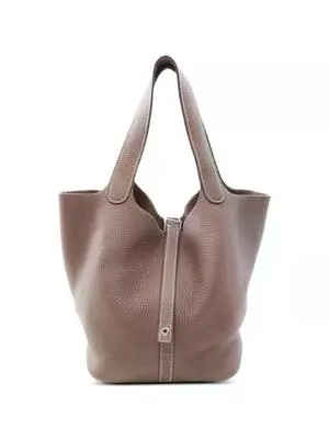 Hermès 2020 Mm Picotin Lock Leather Handbag - Brown