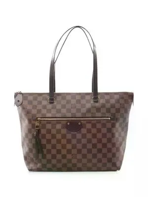 LOUIS VUITTON Damier Ebene Jena Tote Bag - Brown