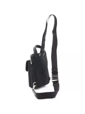 Prada Re-nylon Saffiano Shoulder Bag - Black