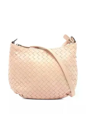 Bottega Veneta 2000s Intrecciato Shoulder Bag - Pink