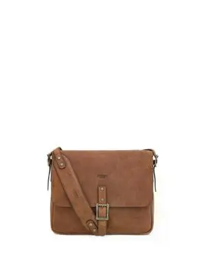 OSPREY Clayton Buckle-fastening Messenger Bag - Brown