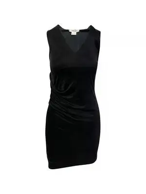 Helmut Lang Draped Sleeveless Dress - Black