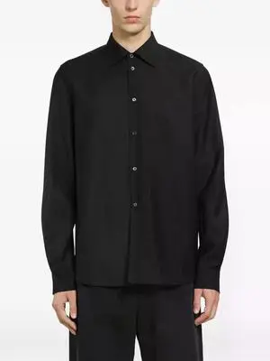 JIL SANDER Wool-mohair Canvas Shirt