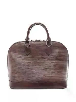 LOUIS VUITTON 2004 Epi Leather Alma Tote Bag - Brown