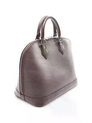 LOUIS VUITTON 2004 Epi Leather Alma Tote Bag - Brown