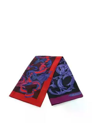 Hermès 2010s La Mors À La Conétable Scarf - Black