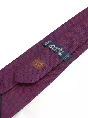 Hermès Geometric-print Tie