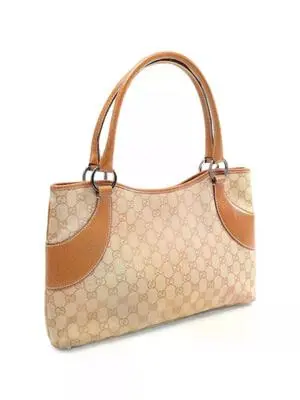 Gucci 2000s Gg Canvas Tote Bag - Neutrals
