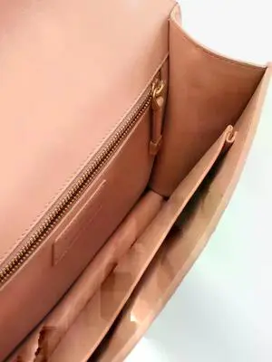 Dior 30 Montaigne Leather Satchel Bag - Pink
