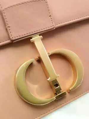 Dior 30 Montaigne Leather Satchel Bag - Pink