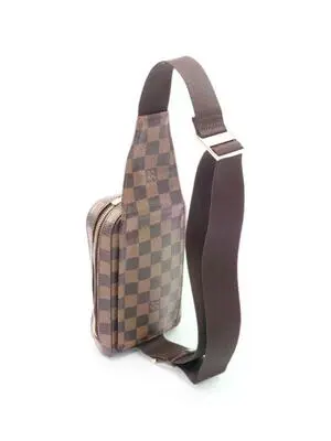 LOUIS VUITTON 2004 Damier Ebene Geronimos Body Bag